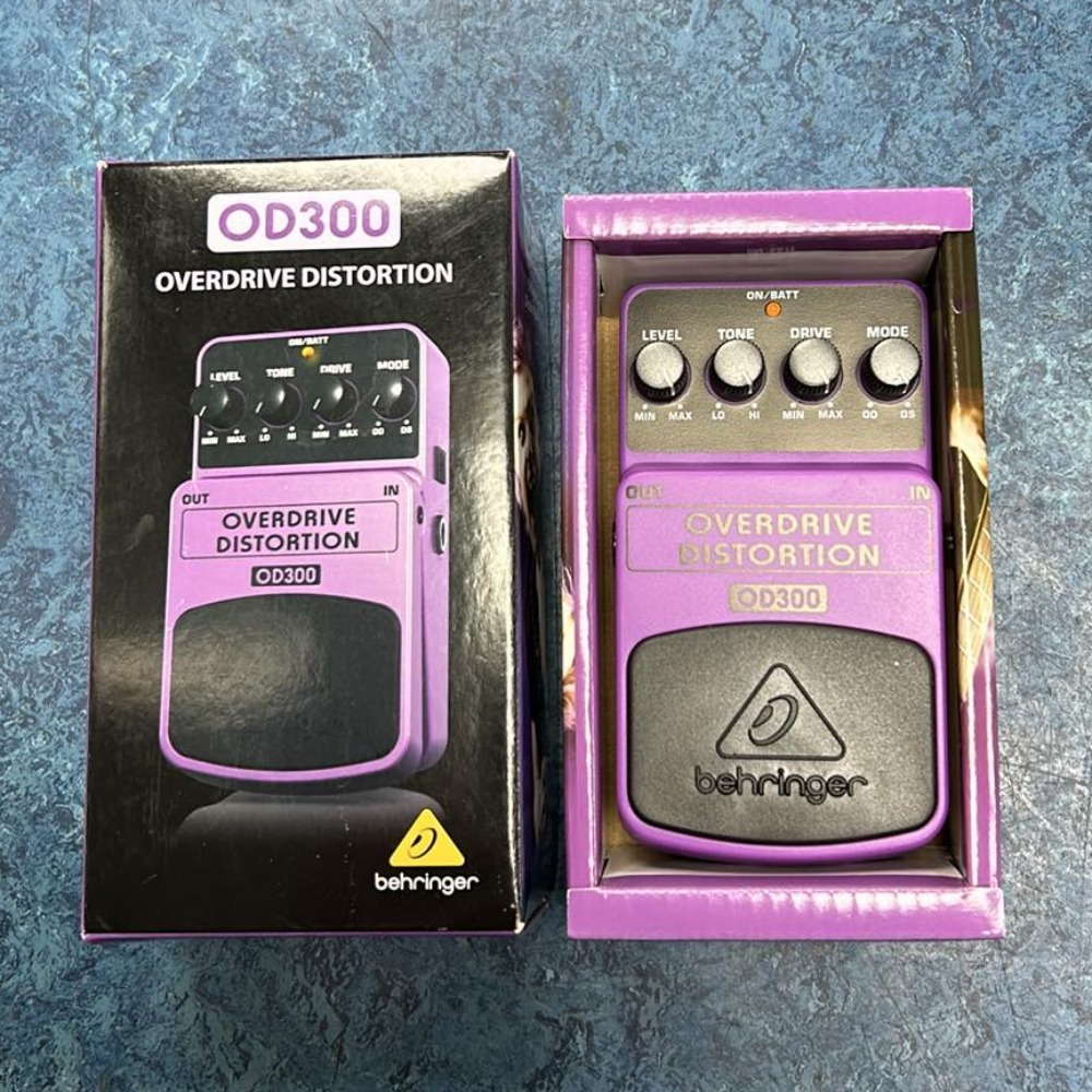 Pre-owned Behringer Overdrive Disortion OD300 Pedal - Own4Less